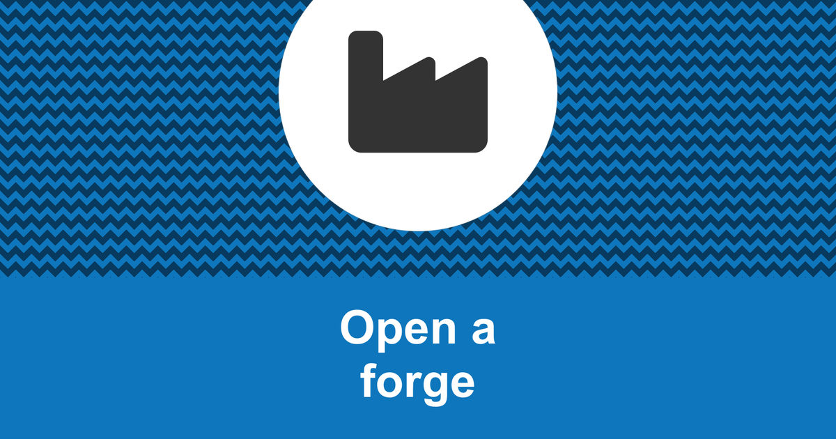 How to open a profitable forge?