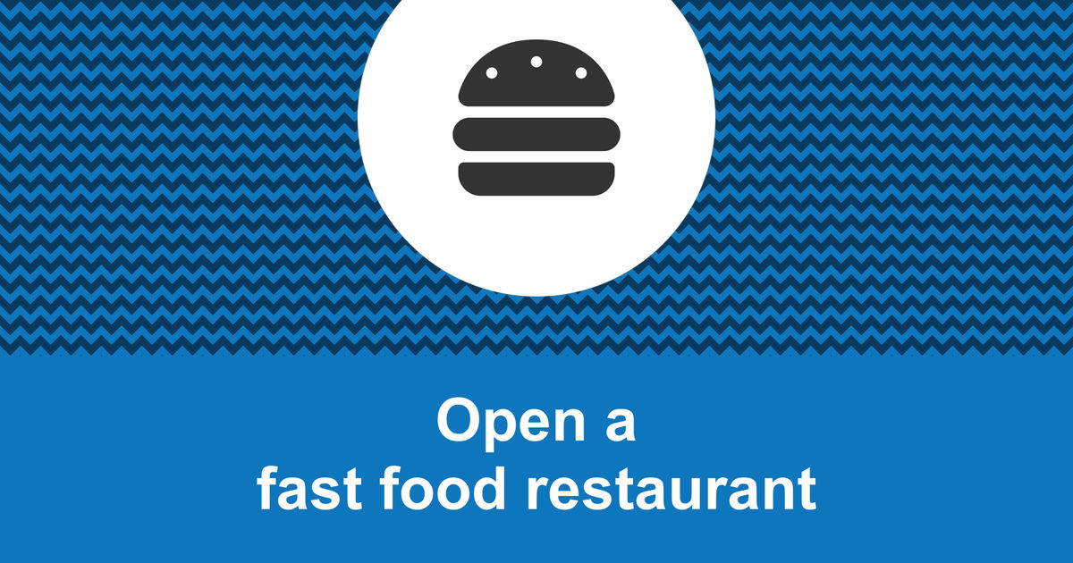 How to open a profitable fast food restaurant?