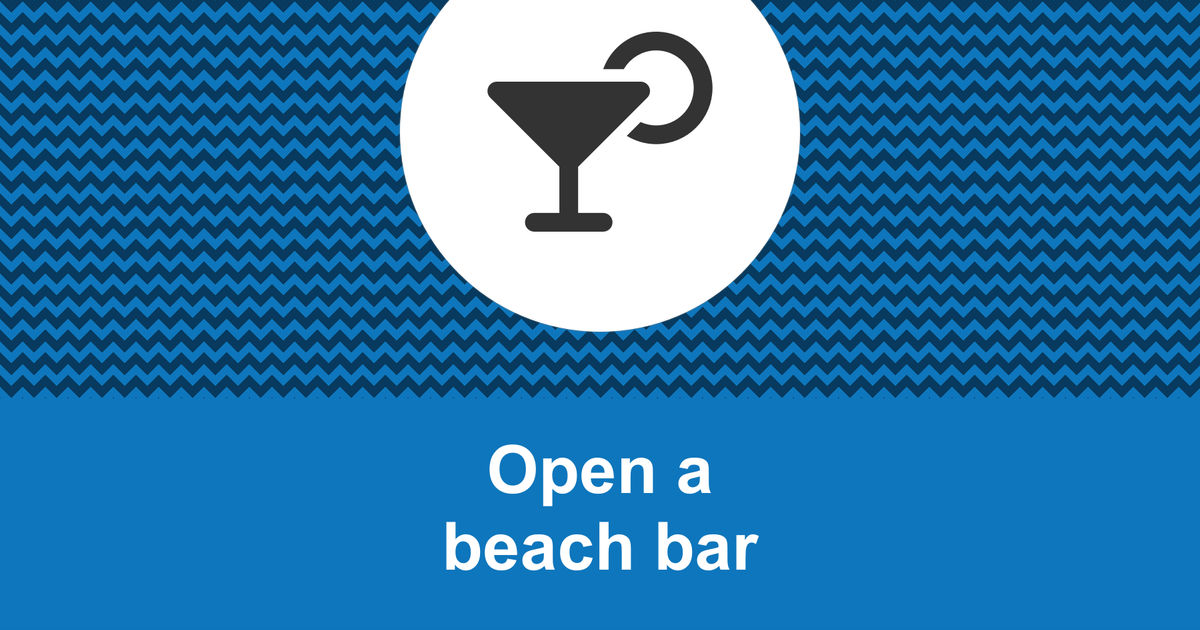 How to open a profitable beach bar?
