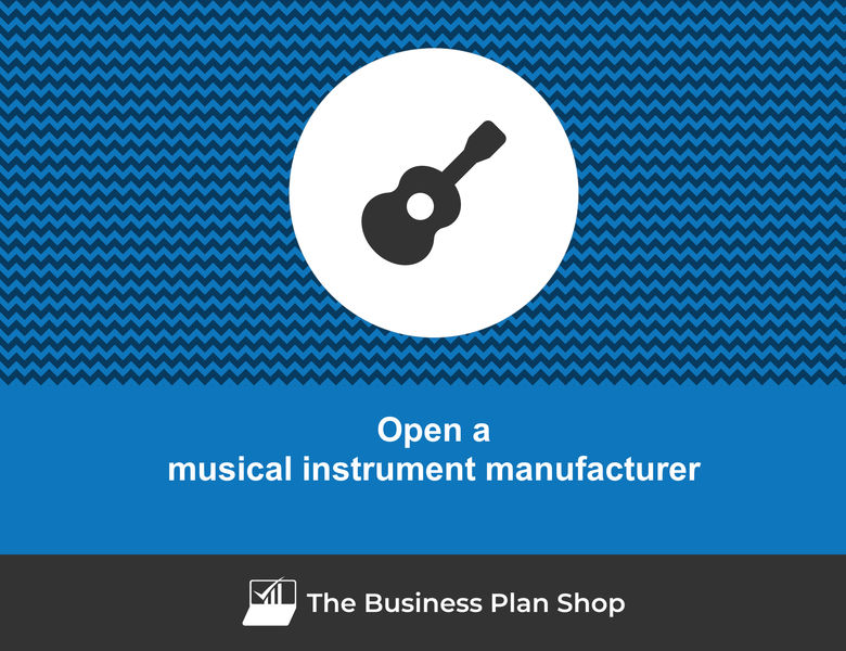 How to write a business plan for a musical instrument manufacturer?