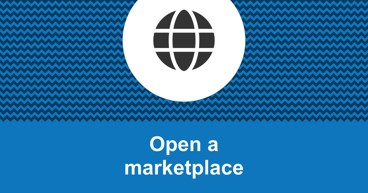 How to open a profitable marketplace?