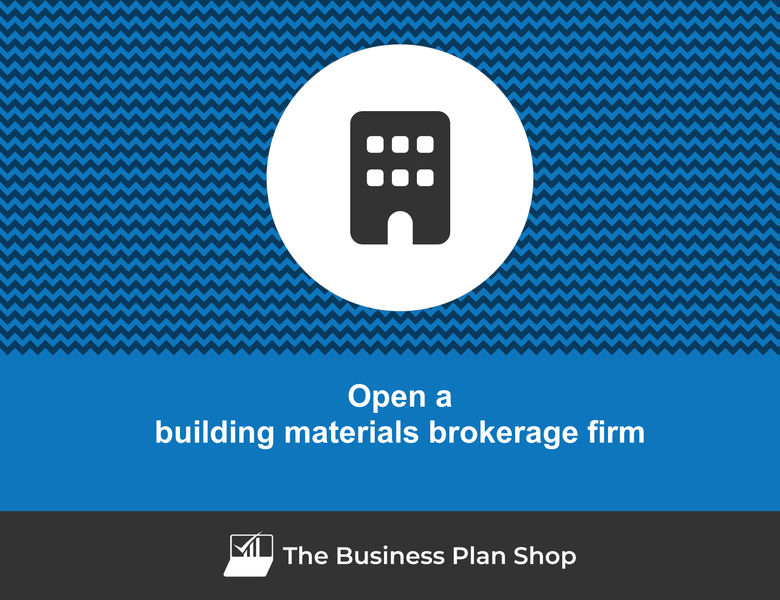 How to create a building materials brokerage firm financial forecast?