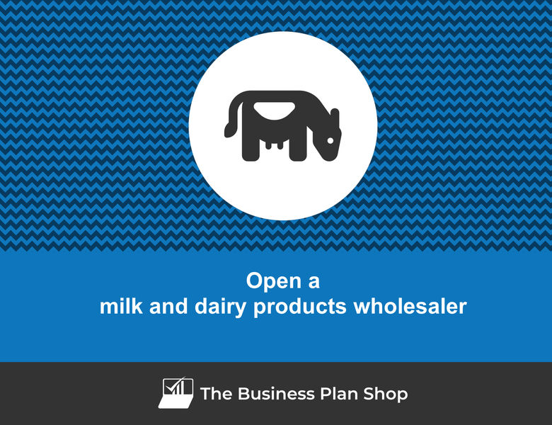 How to write a business plan for a milk & dairy products wholesaler?