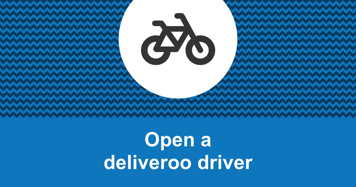 How to open a profitable deliveroo driver?