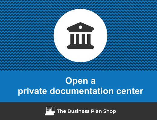 How to write a business plan for a private documentation center?
