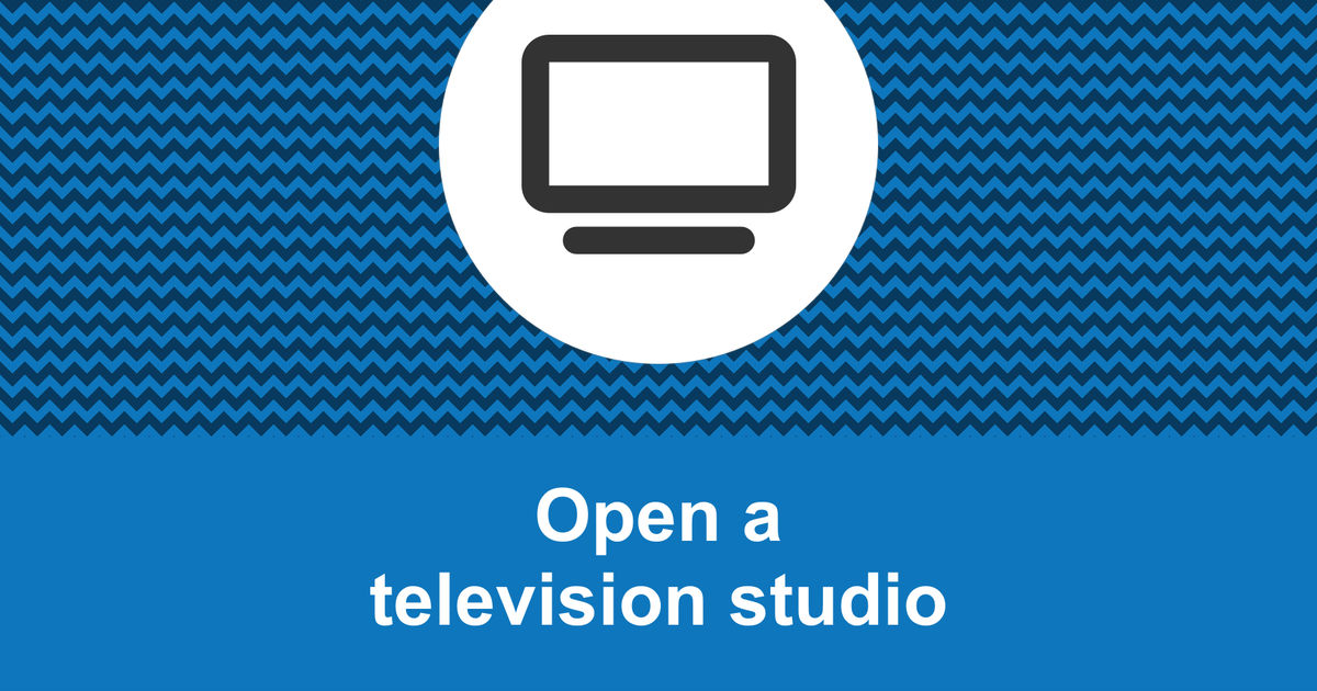 How to open a profitable television studio?