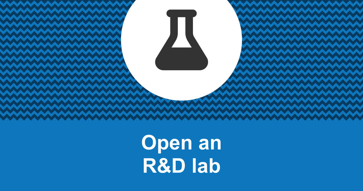 How to open a profitable R&D lab?