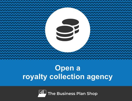 How to write a business plan for a royalty collection agency?