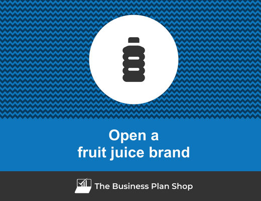 How to write a business plan for a fruit juice brand?