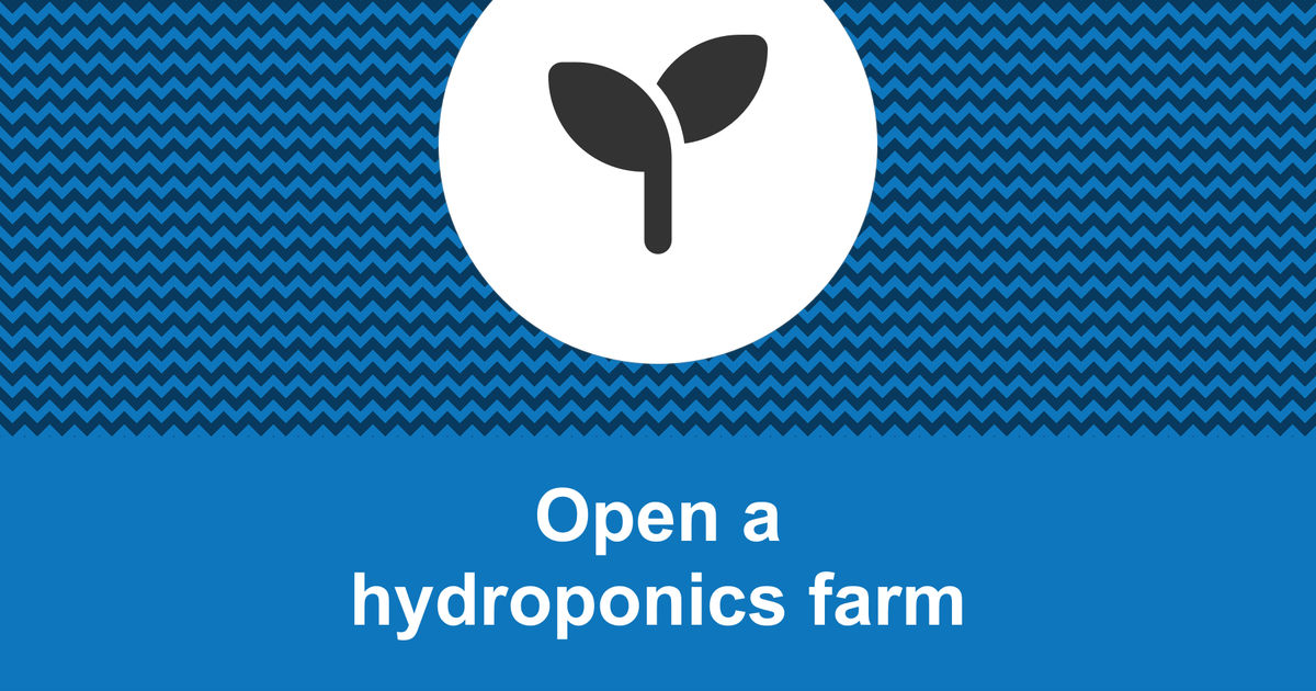 How to open a profitable hydroponics farm?