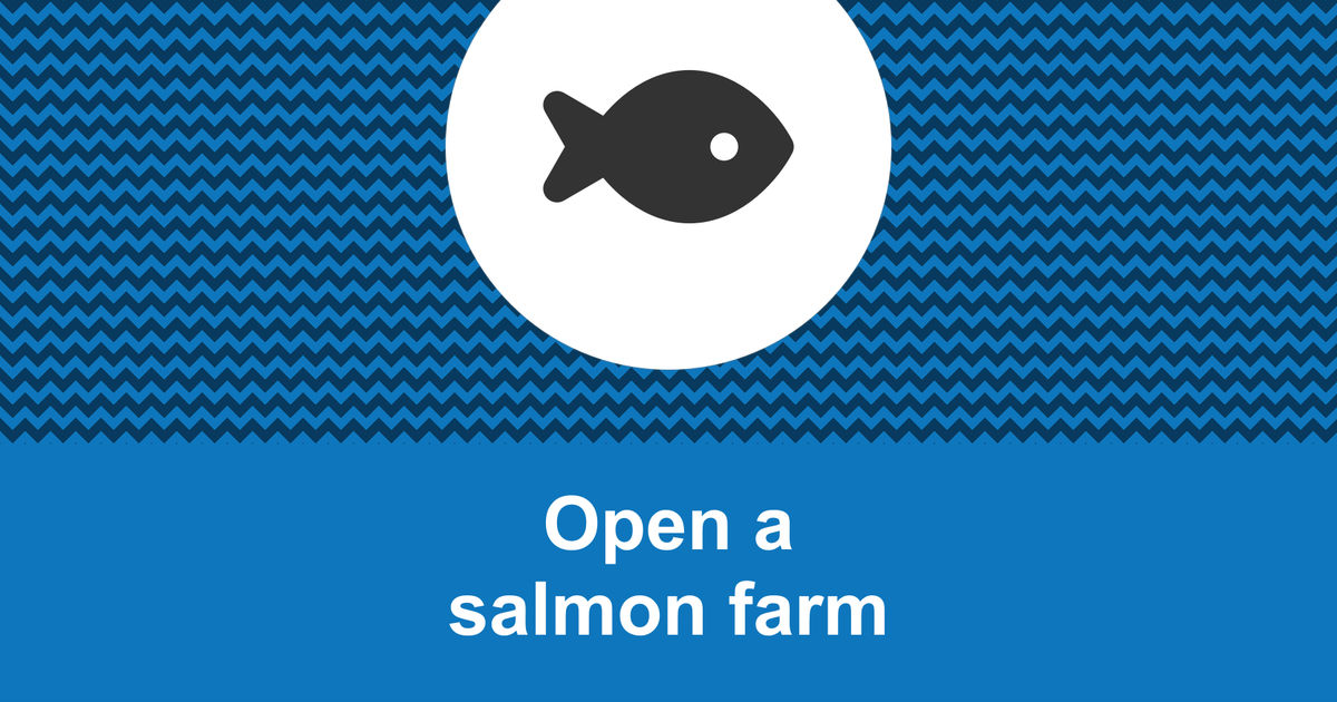 How to open a profitable salmon farm?