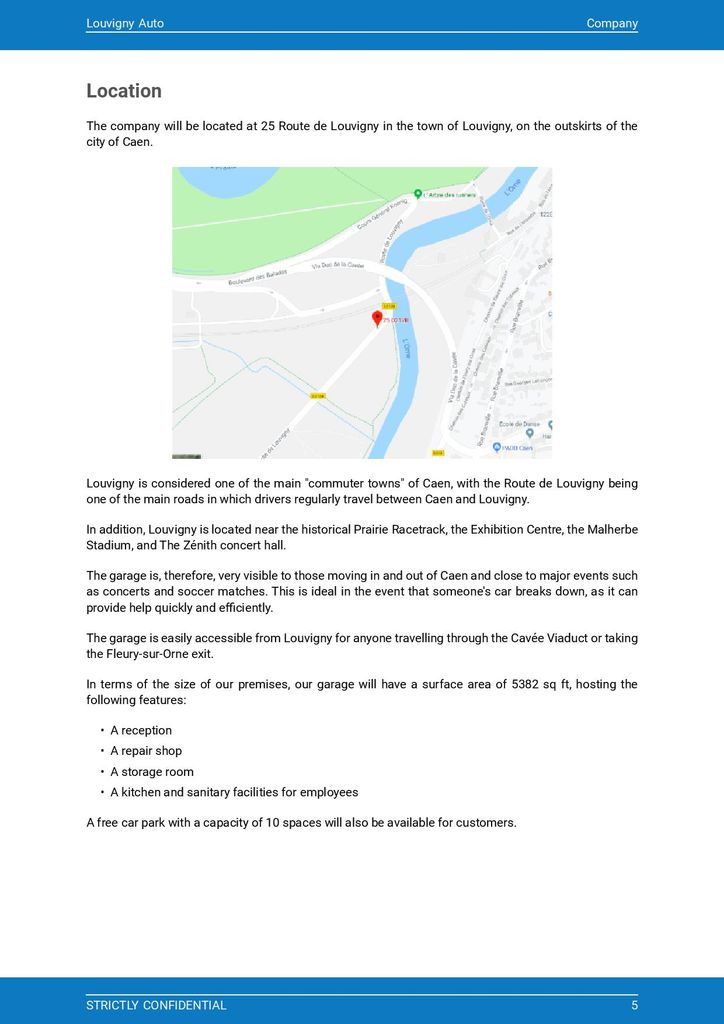 Business plan template for an auto repair shop