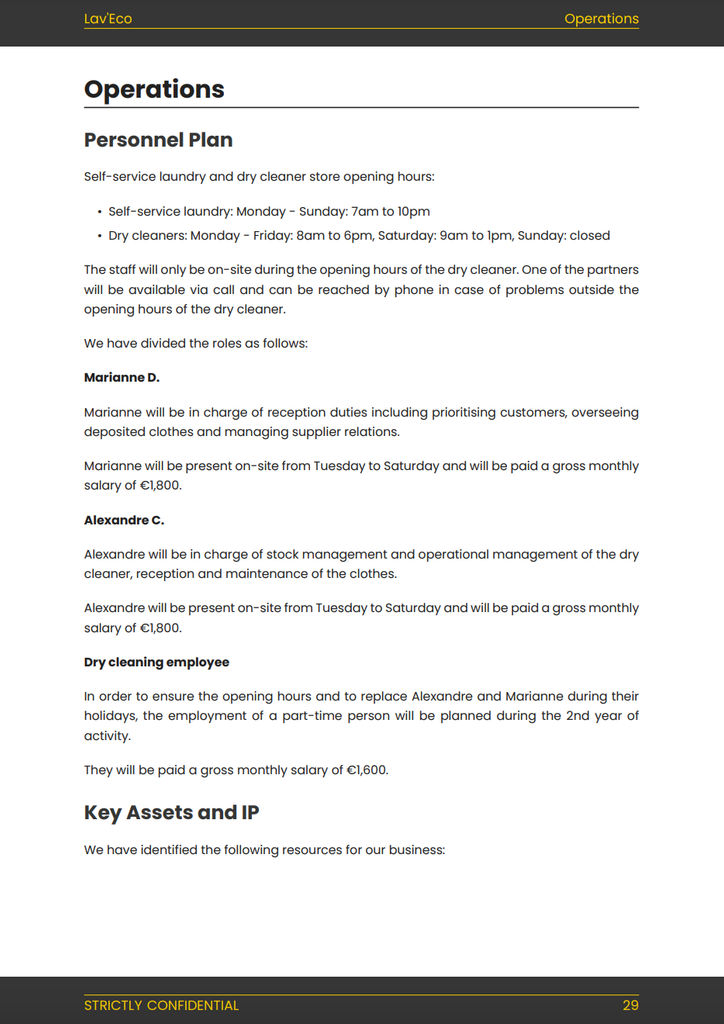 Dry Cleaners & Laundromat Business Plan Template