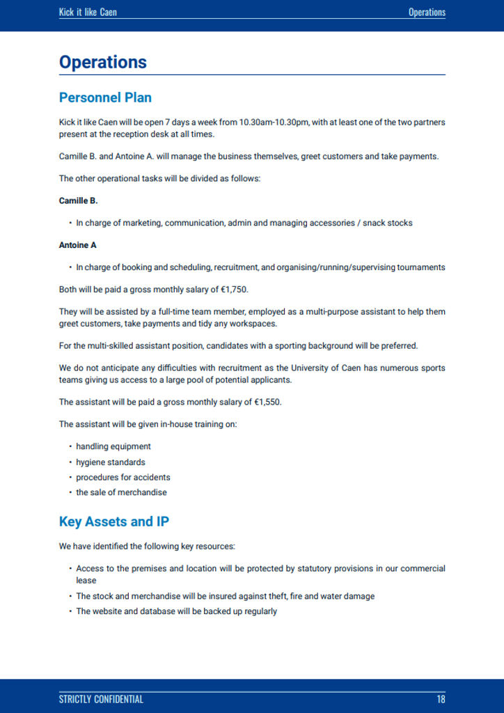 Indoor Football Business Plan Template & Forecasting Tool