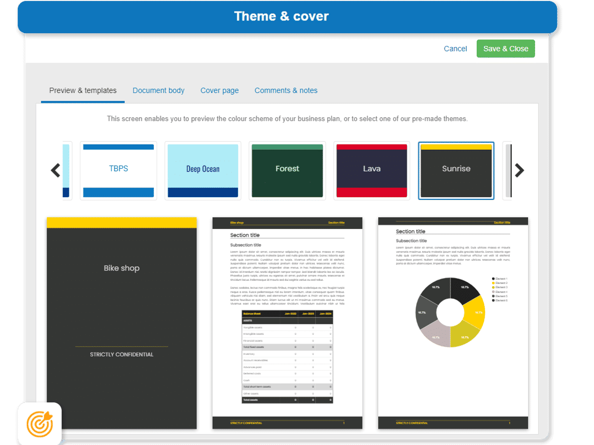 How to design your business plan cover page?