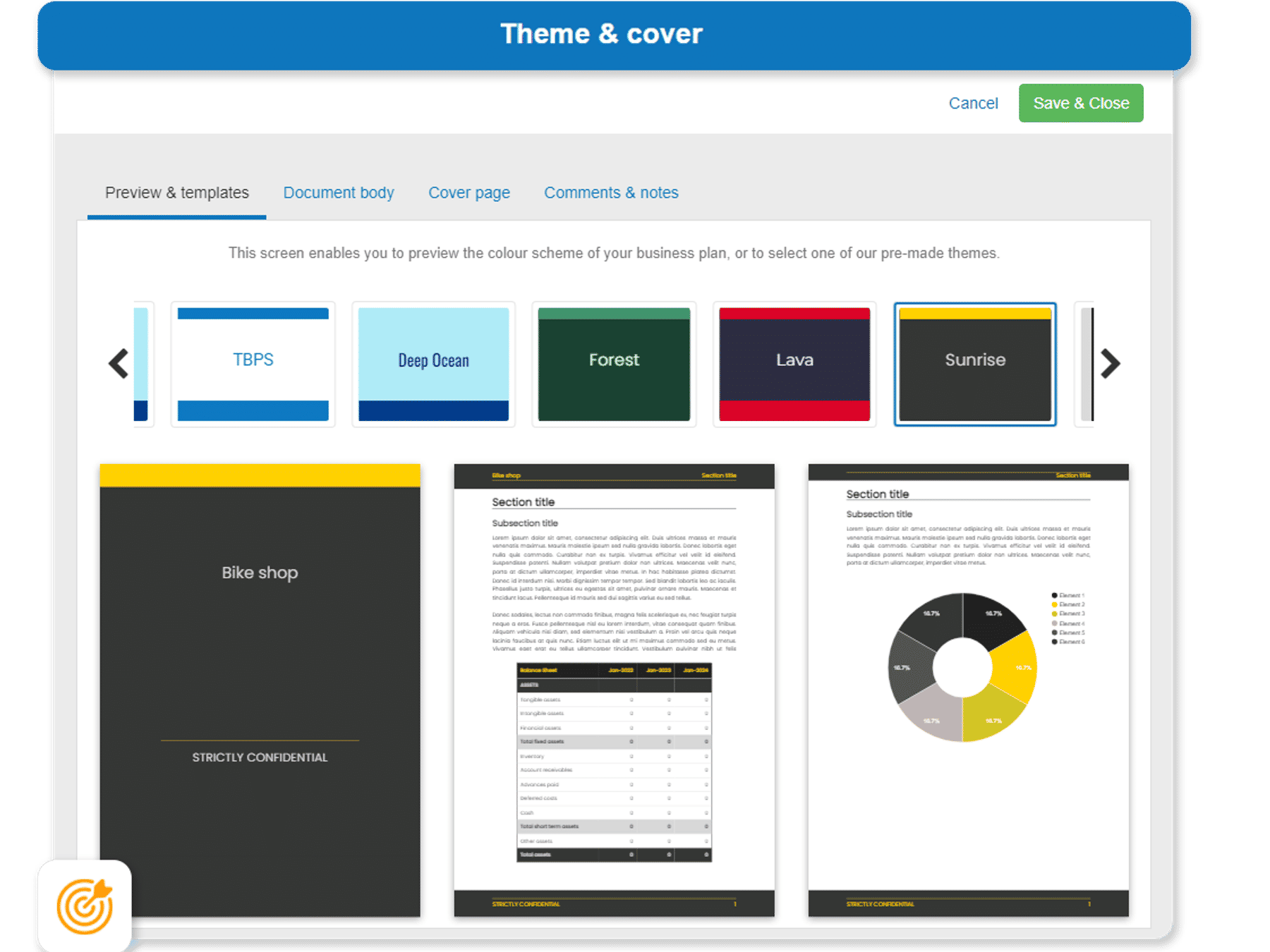 How to design your business plan cover page?
