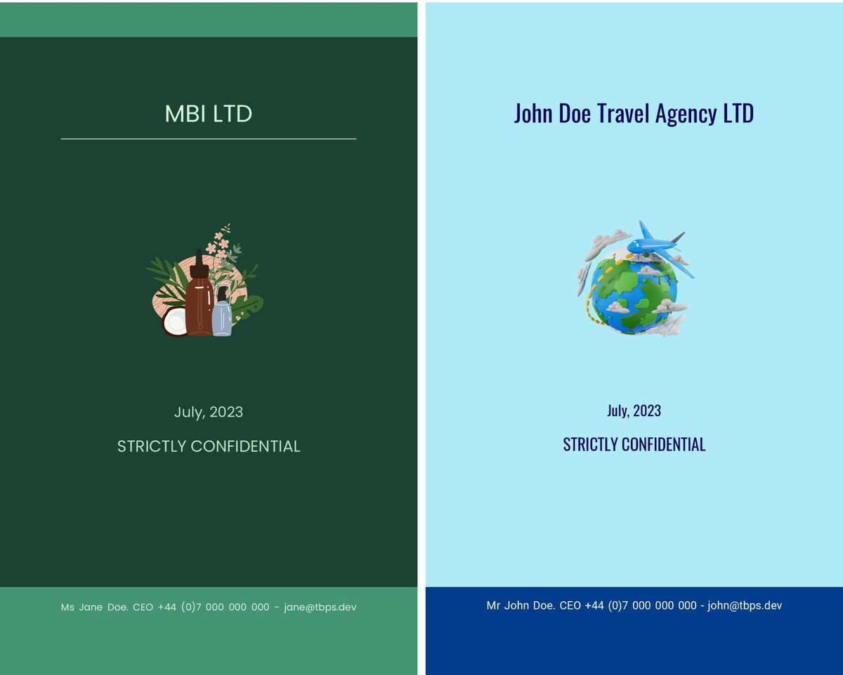 How to design your business plan cover page?