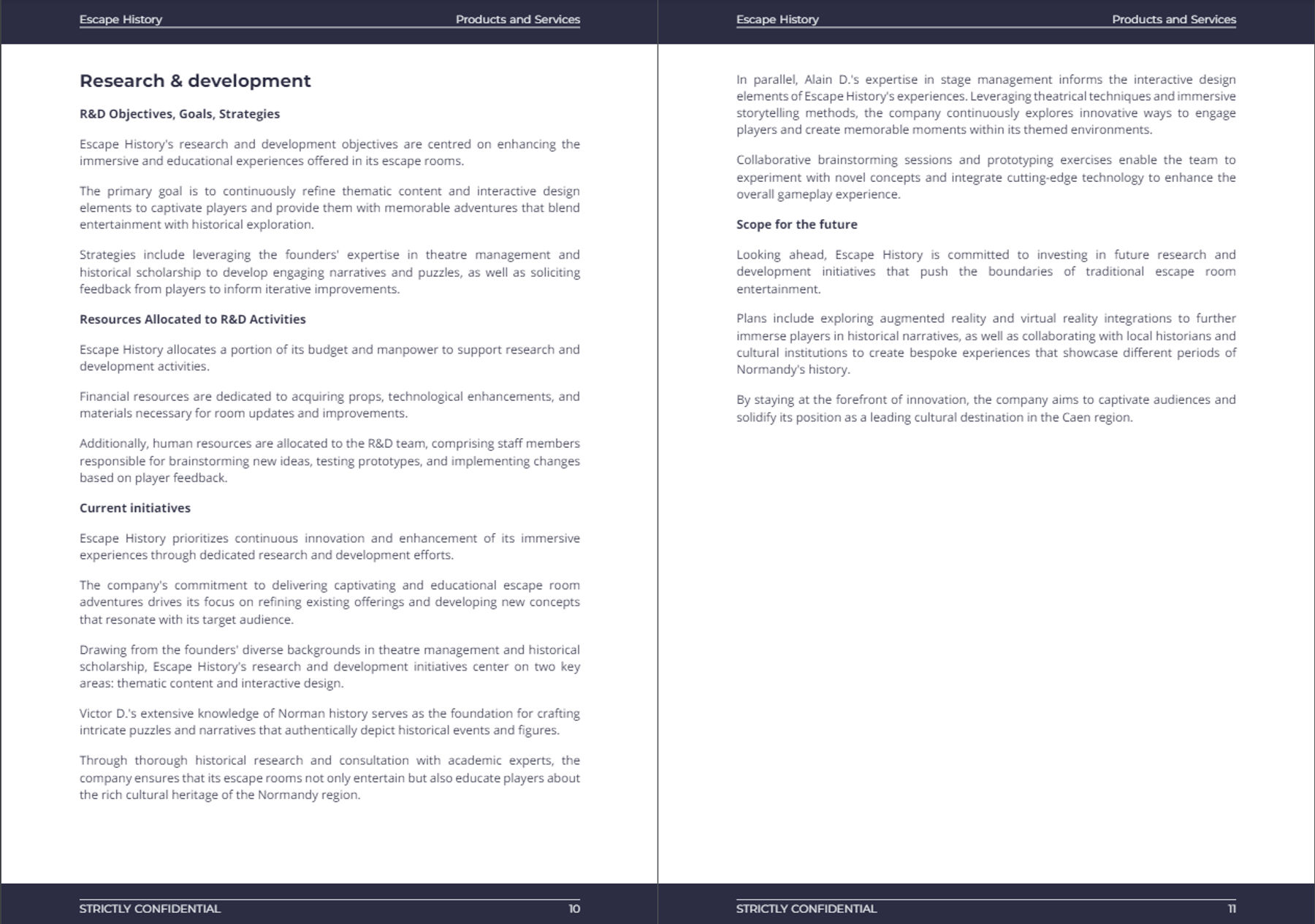 How to write the R&D section of your business plan?
