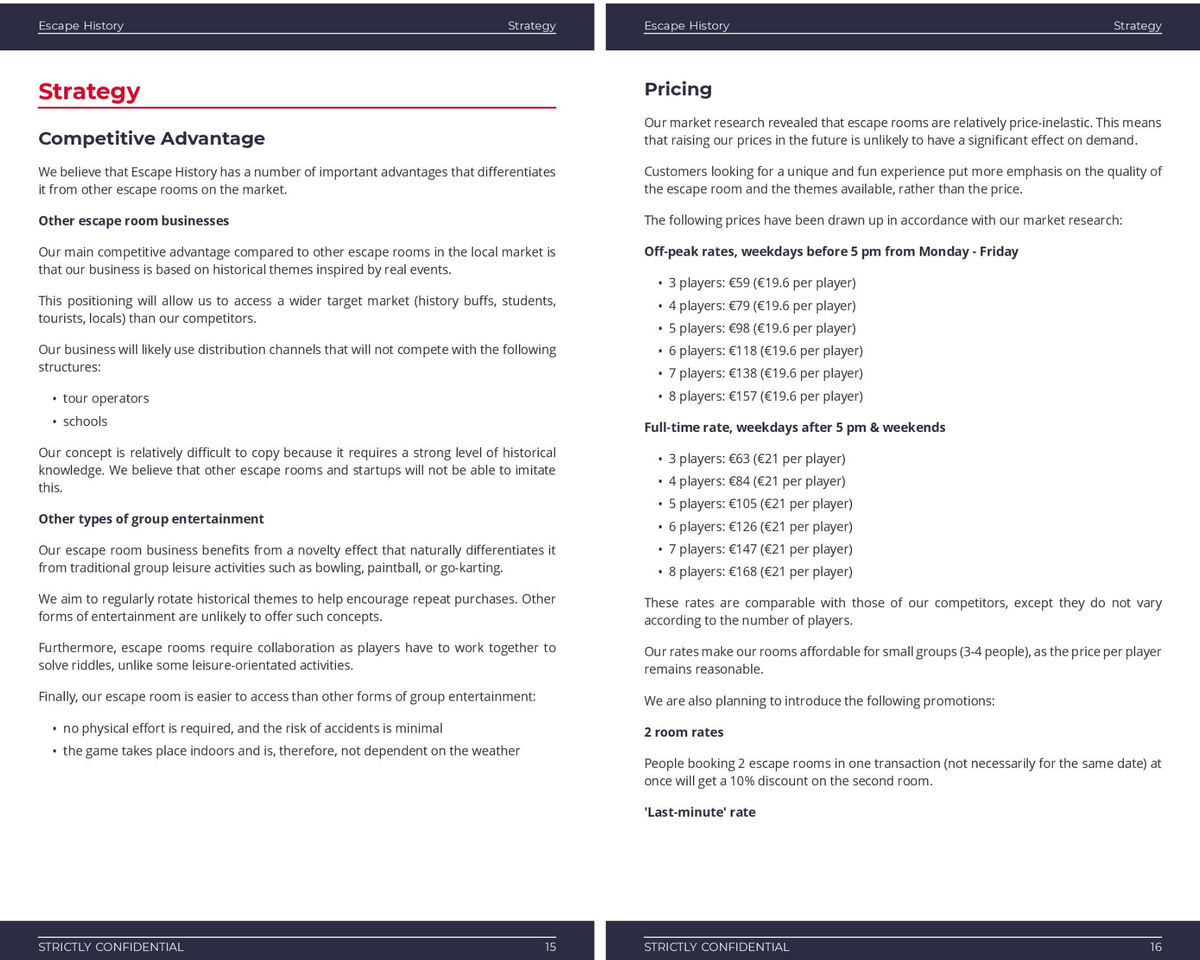 How to write the competitive edge section of your business plan?