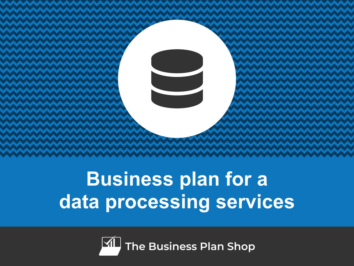 How to write a business plan for a data processing company?