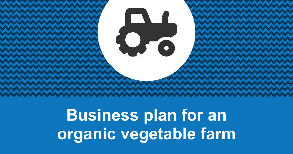 How to write a business plan for an organic vegetable farm?