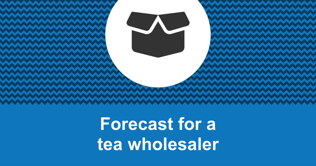 How to create a tea wholesaler financial forecast?