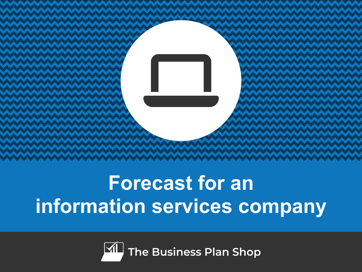 How to create an information services company financial forecast?