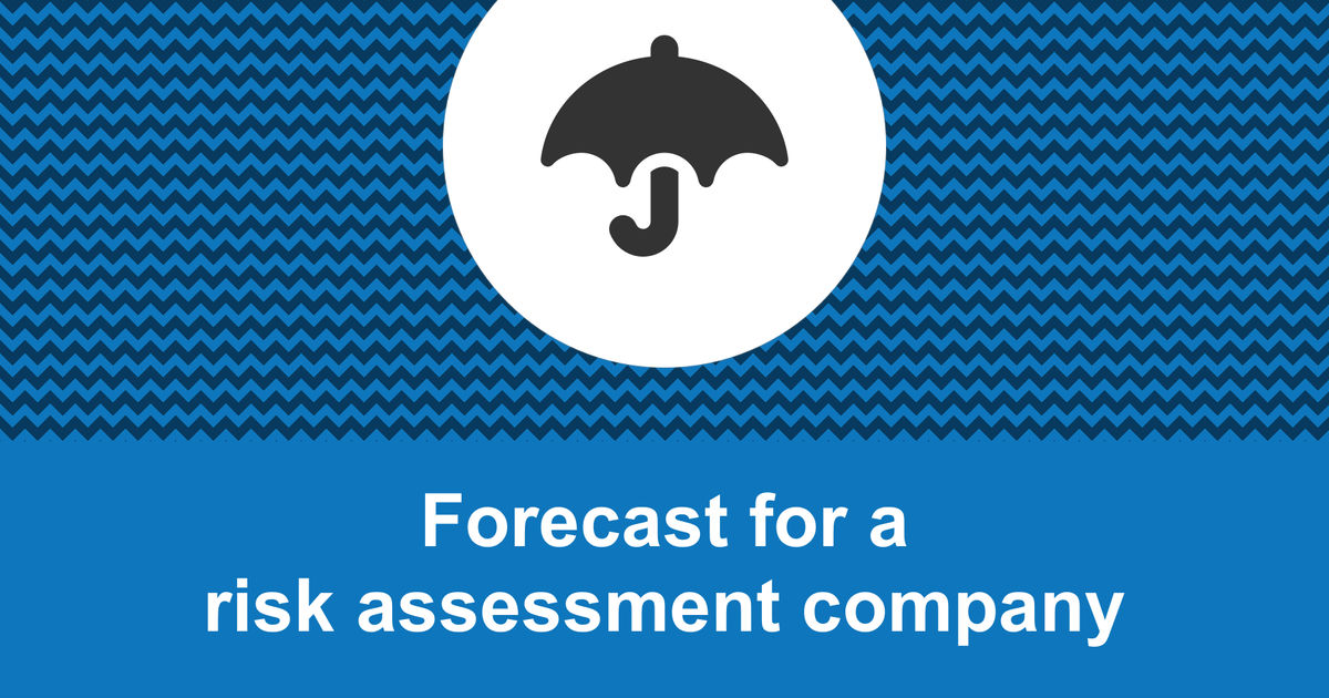 How to create a risk assessment company financial forecast?