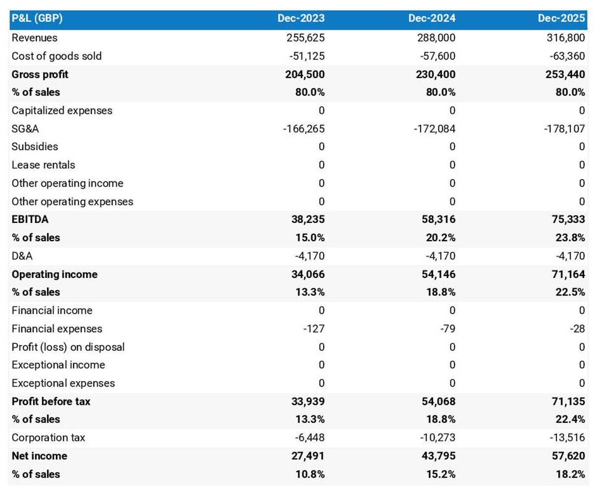 How to create a risk assessment company financial forecast?