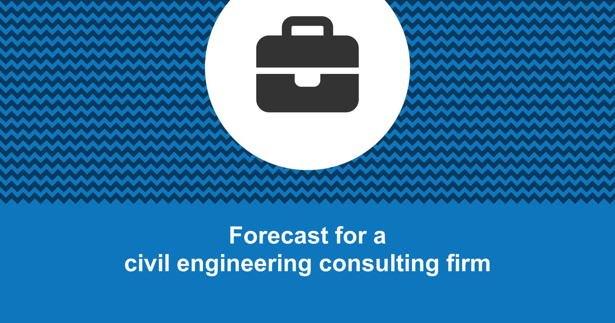 How to create a civil engineering consulting firm financial forecast?