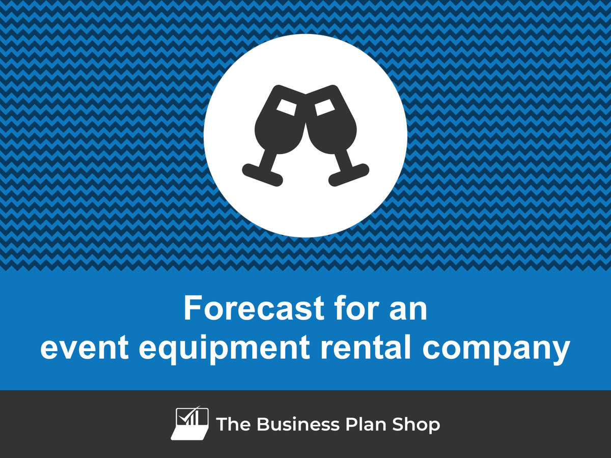 How to create an event equipment rental company financial forecast?