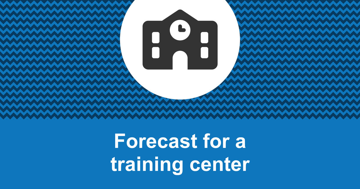 How to create a training center financial forecast?