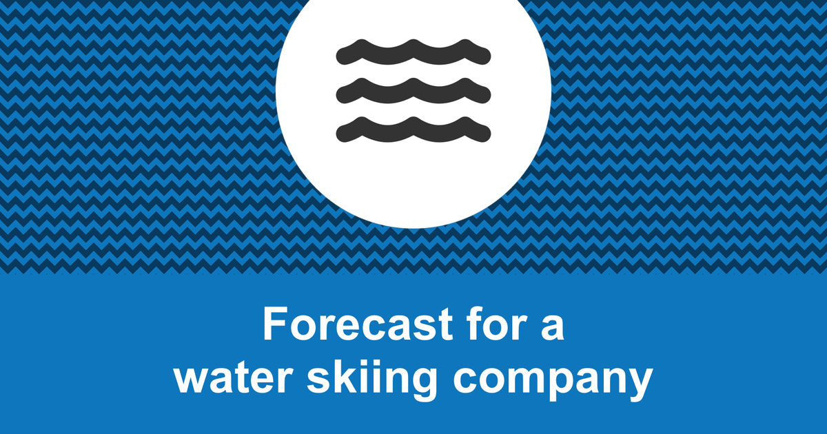 How to create a water skiing company financial forecast?