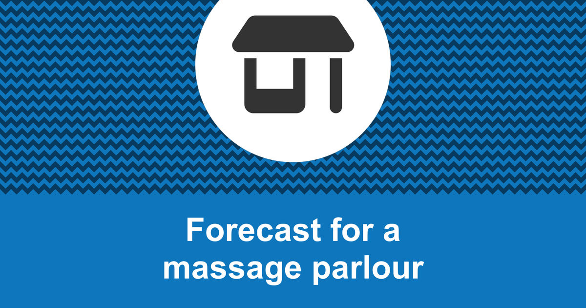 How to create a massage parlour financial forecast?