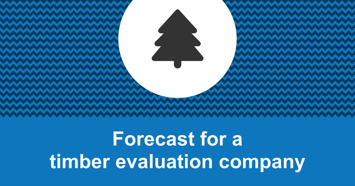 How to create a timber evaluation company financial forecast?