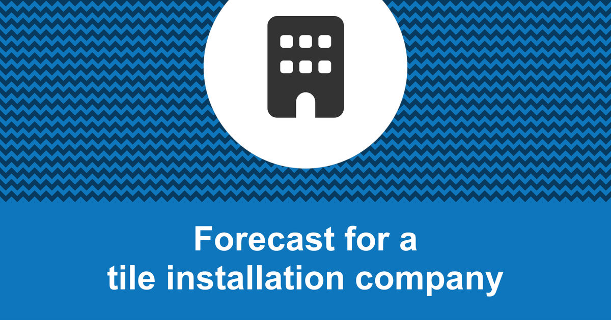 How to create a tile installation company financial forecast?