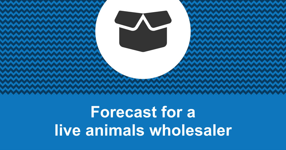 How to create a live animals wholesaler financial forecast?