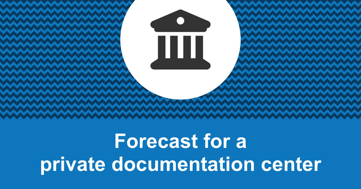 How to create a private documentation center financial forecast?