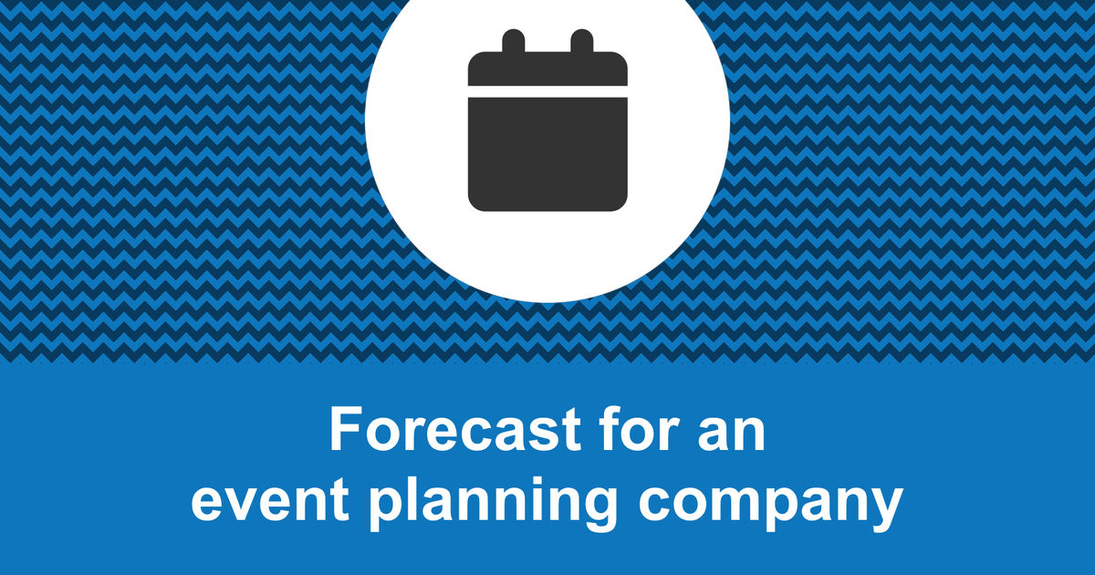 How to create an event planning company financial forecast?