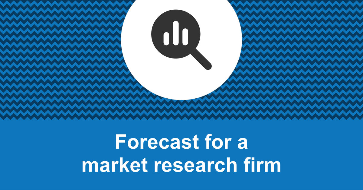 How to create a market research firm financial forecast?