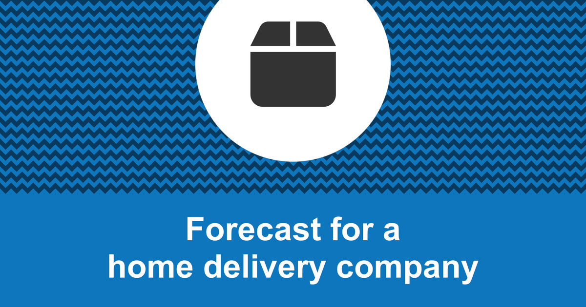 How to create a home delivery company financial forecast?