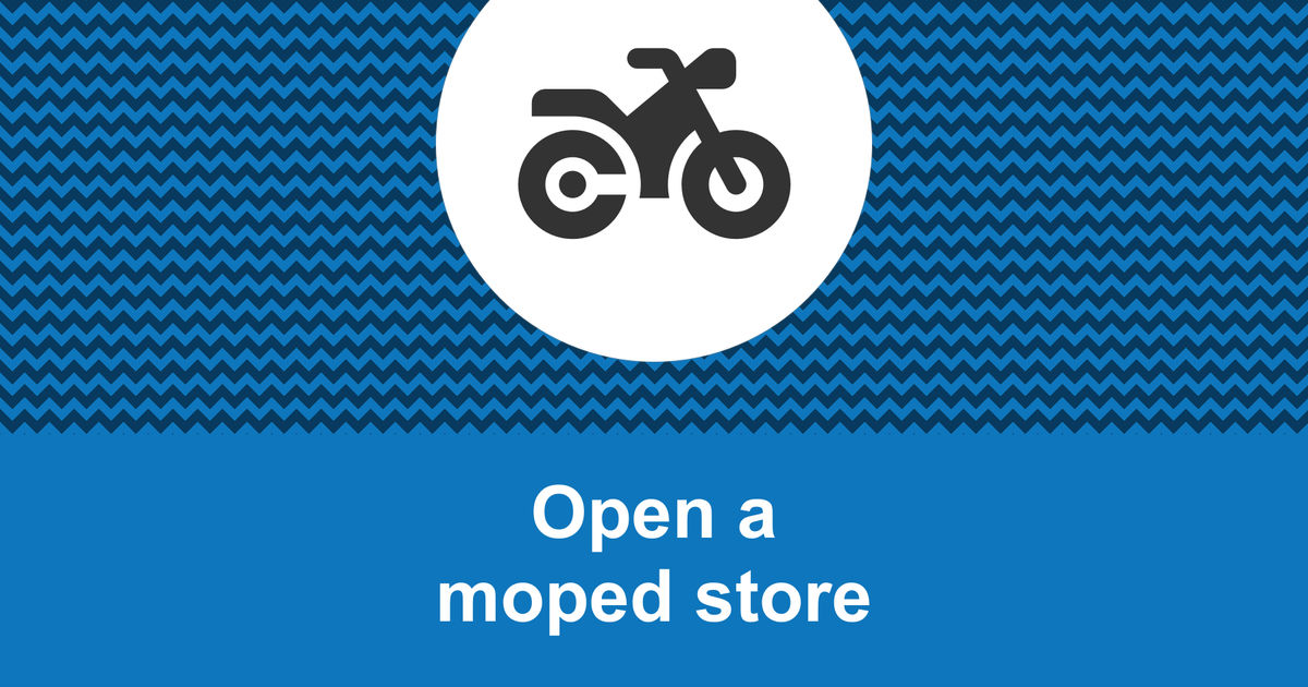 How to open a profitable moped store?